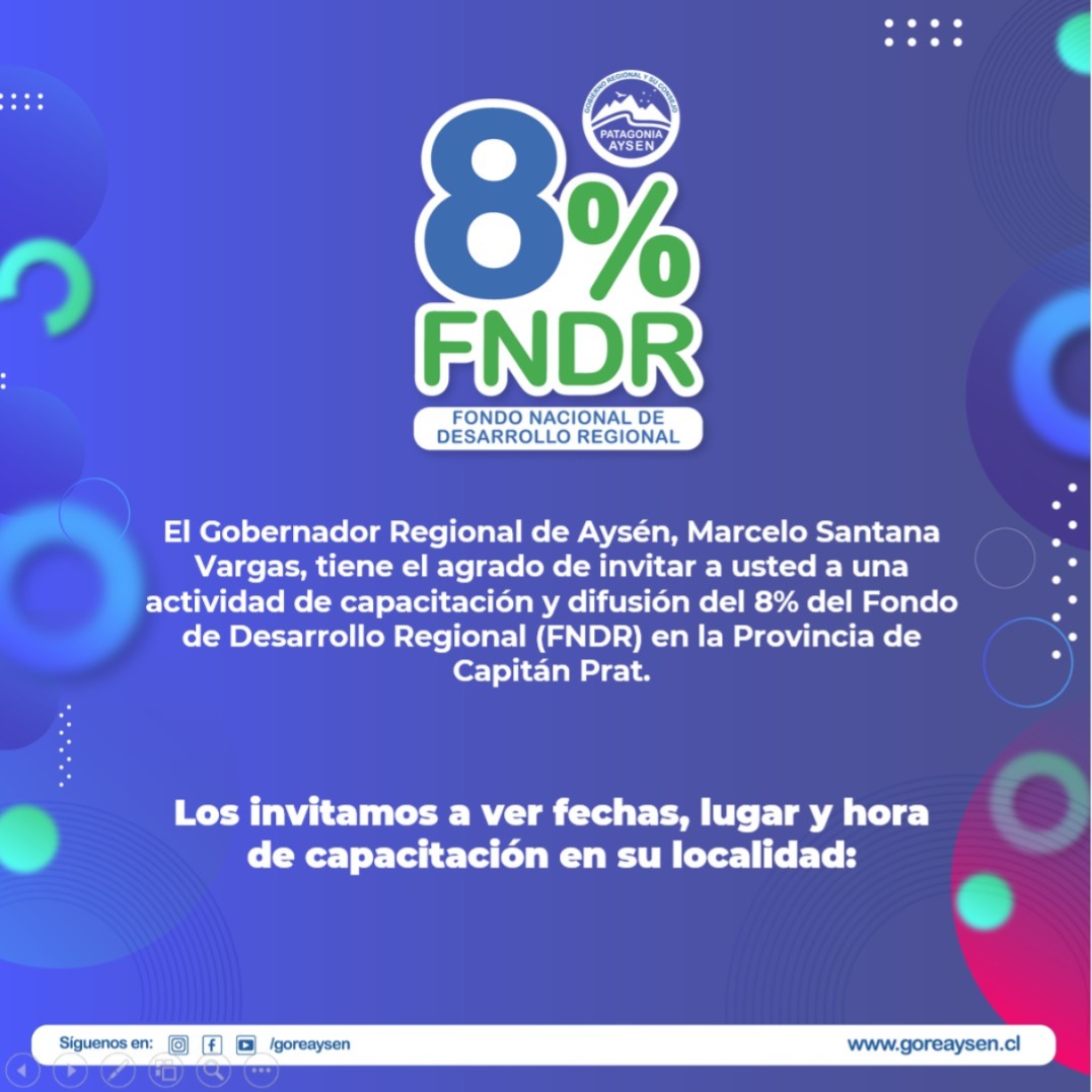 Apertura Fondo Nacional de Desarrollo Regional FNDR 8% 2025 ...